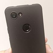 Peakally Google Pixel 3a Case, Black TPU Cover Phone Case Matte Finish ...