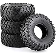 Amazon.com: Chanmoo 2.2 RC Crawler Tires With Foam Inserts OD 130mm Rubber Grappler Mud Terrain ...