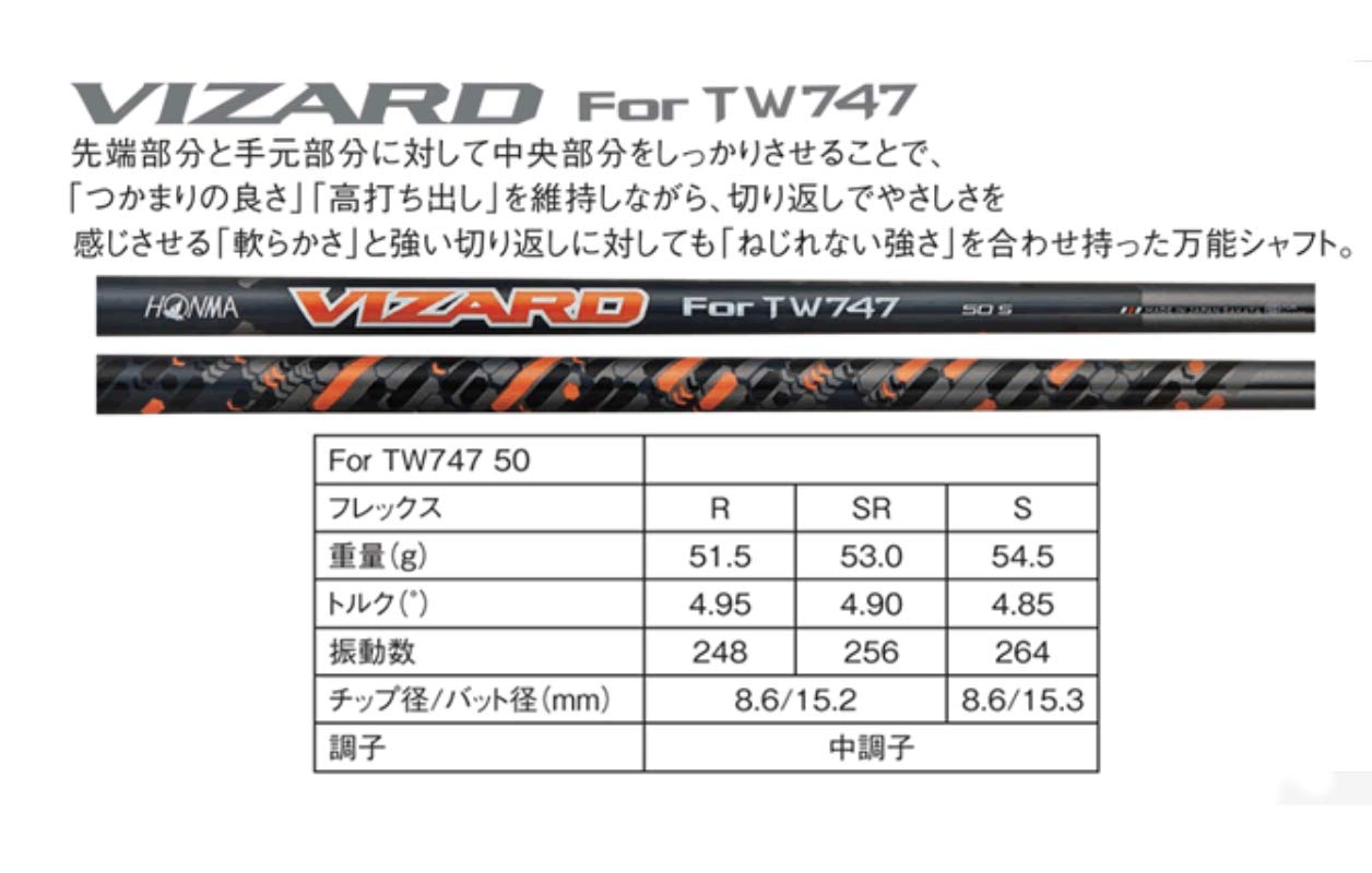 Honma Golf Driver Tour World Tw747 460 Driver Vizard-747-50 Shaft Carbon Men'S R 4550011353580 ...