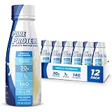 Amazon.com: Pure Protein Vanilla Protein Shake, 30g Complete Protein ...