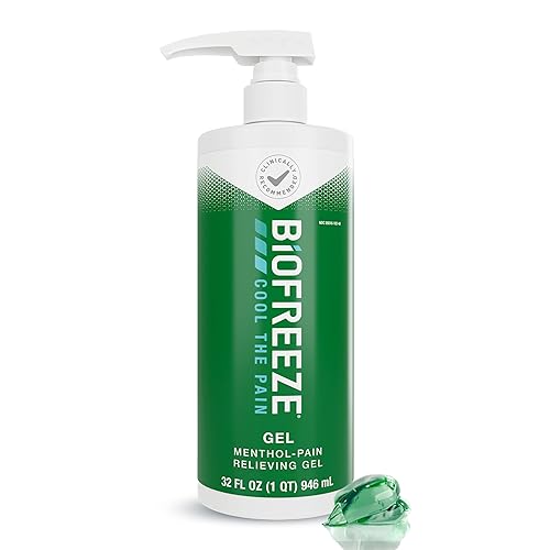 Biofreeze Pain Relief Gel, Arthritis Pain Reliver, Knee & Lower Back ...