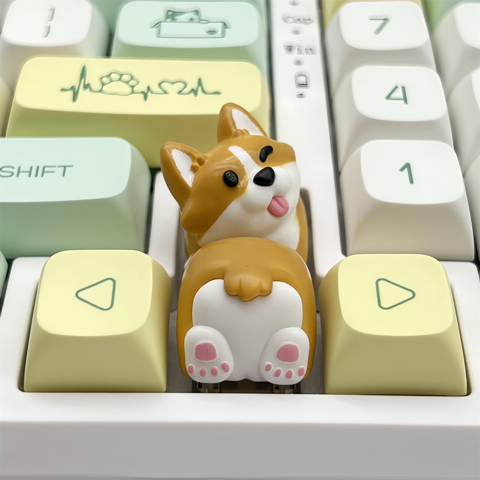 Mua ZMX Cute Corgi-Dog Keycaps,Handmade Artisan Resin Keycaps ...