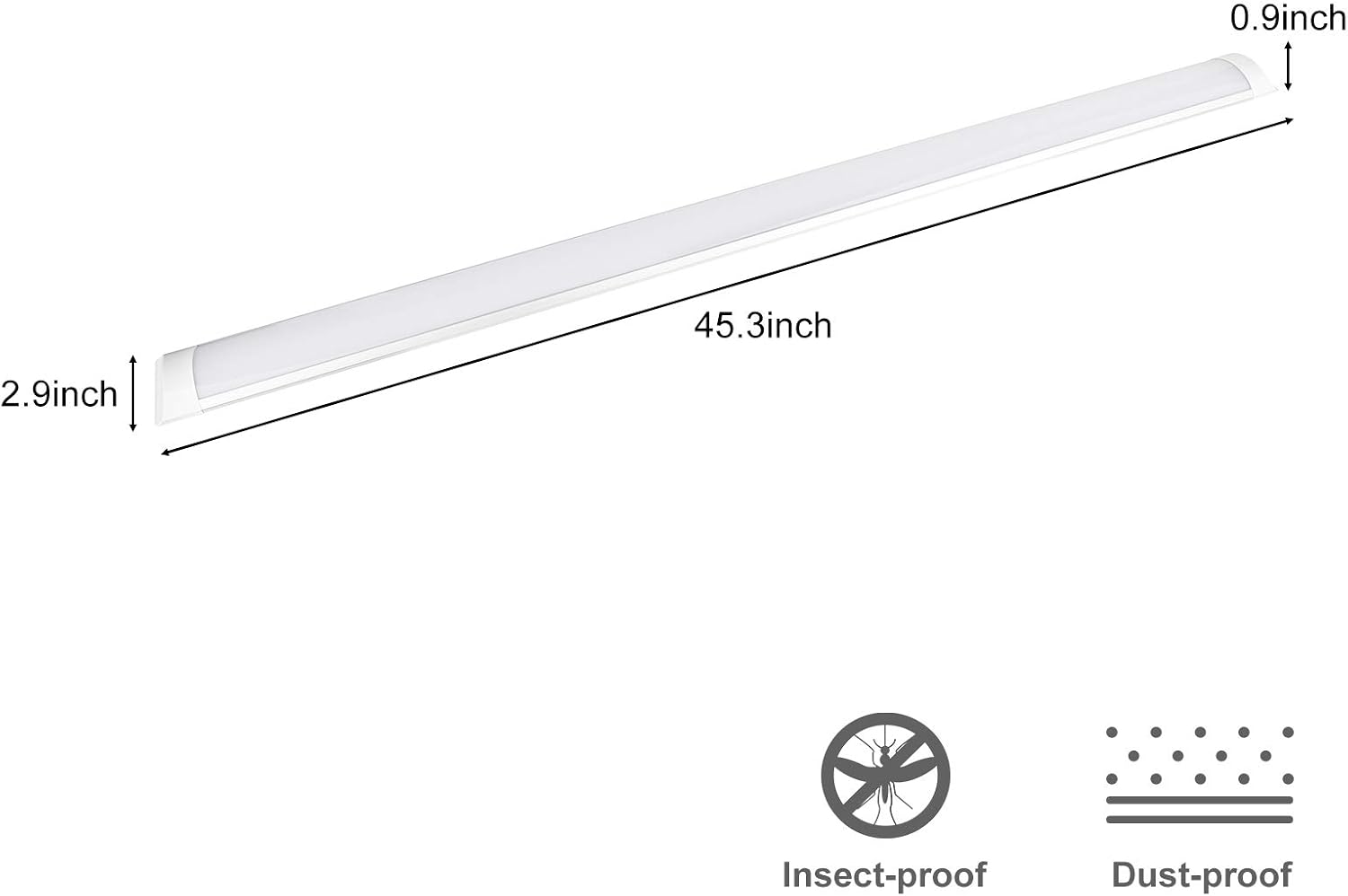 LED Batten Light Stainless Steel Card - BigaMart