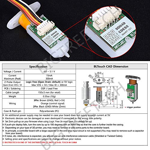 PoPprint BLTouch Auto Bed Leveling Sensor BLTouch Smart for 3D Printer - Vykron