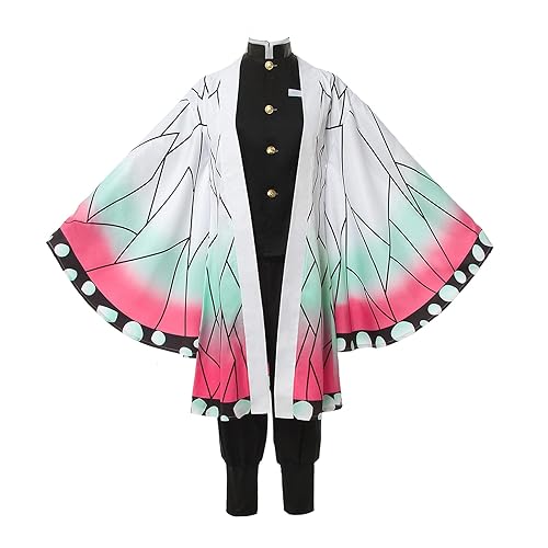 CR ROLECOS Kochou Shinobu Cosplay Costume for Demon Slayer Kocho ...