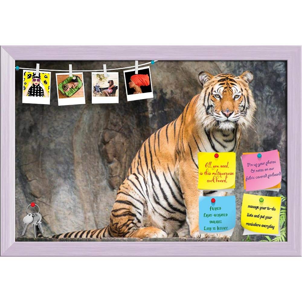 ArtzFolio Bengal Tiger Printed Bulletin Board Notice Pin Board Soft ...