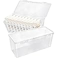 Amazon.com: Milkary 2Pcs Refrigerator Organizers and Storage, Clear ...