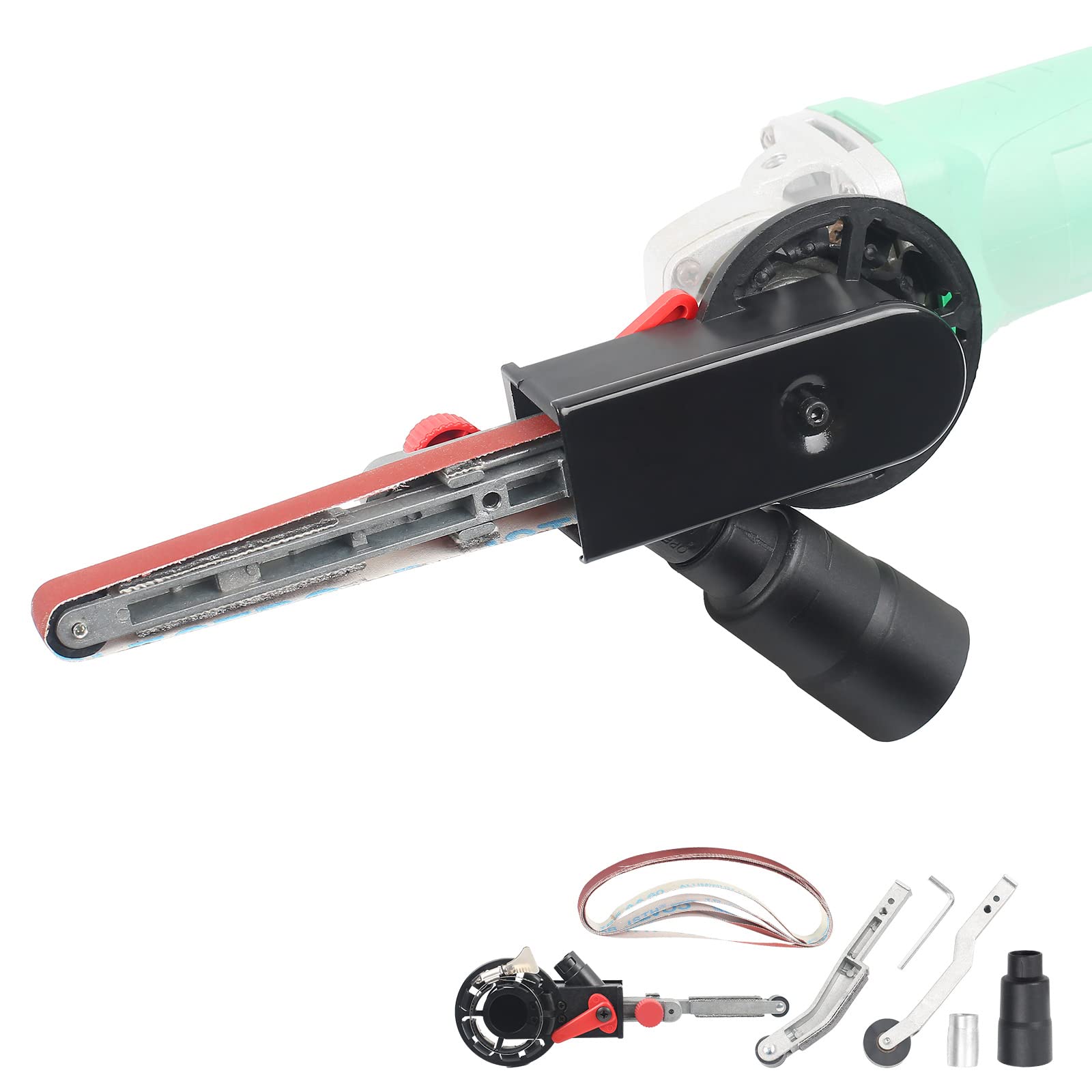 OCTAOR Angle Grinder Belt Sander Adapter, US 5/8-11 Thread File Sander ...