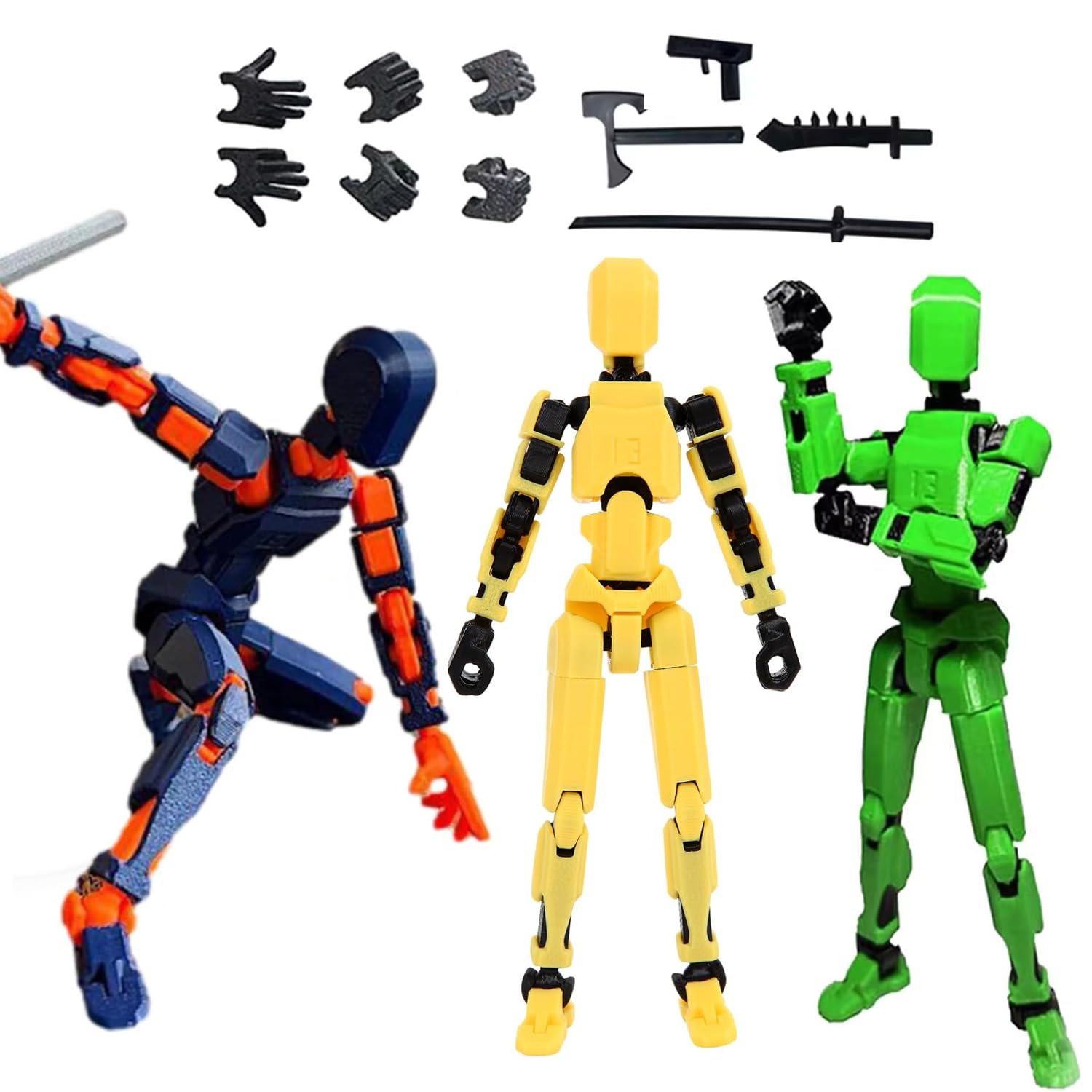 Generic Titan 13 Action Figure,T13 Action Figure Set,Assembly Completed ...