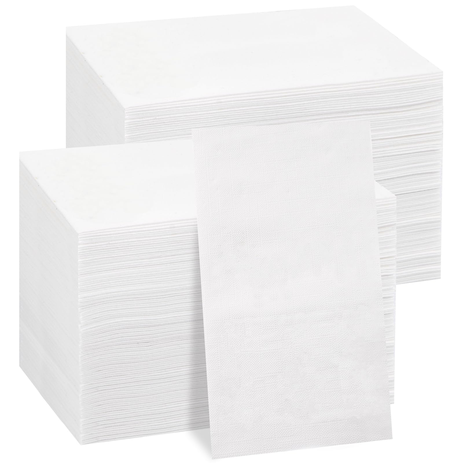 BUCLA 200-Count 3-Ply Disposable White Napkins - White Paper Napkins ...