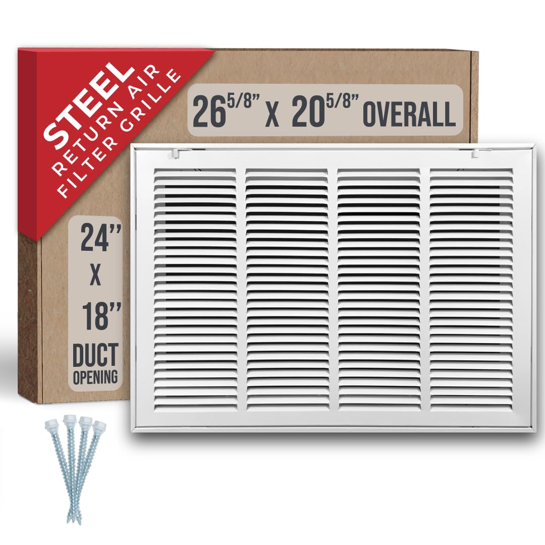 Fits 24x18 Duct Opening | Steel Return Air Filter Grille by Handua ...