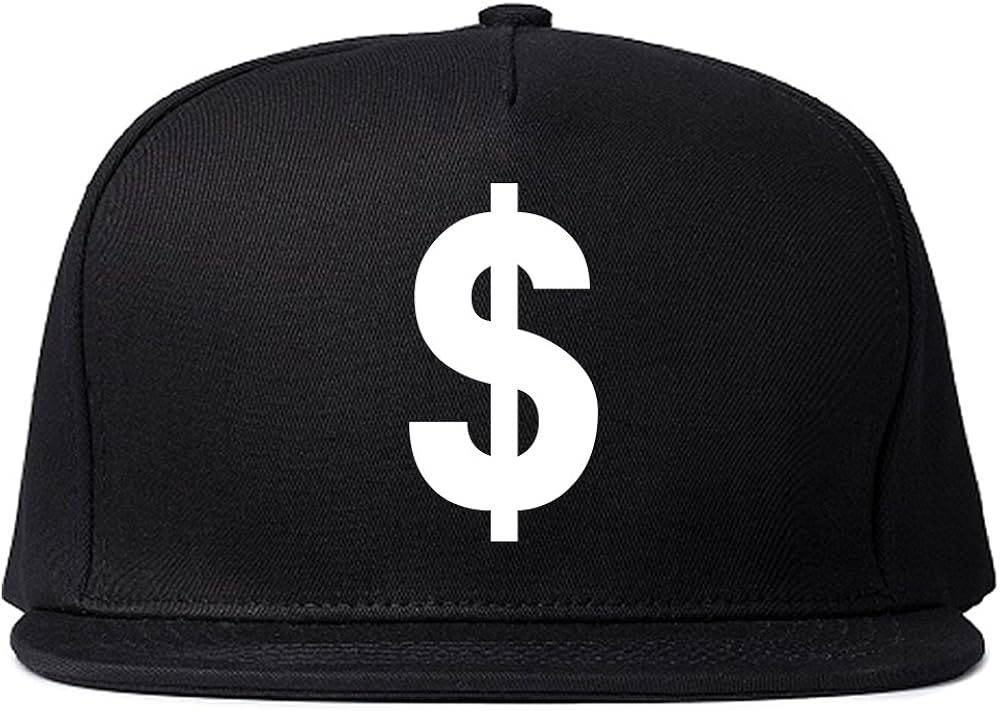 Dollar Sign Simple Chest Snapback Hat Cap Black at Amazon Men’s ...