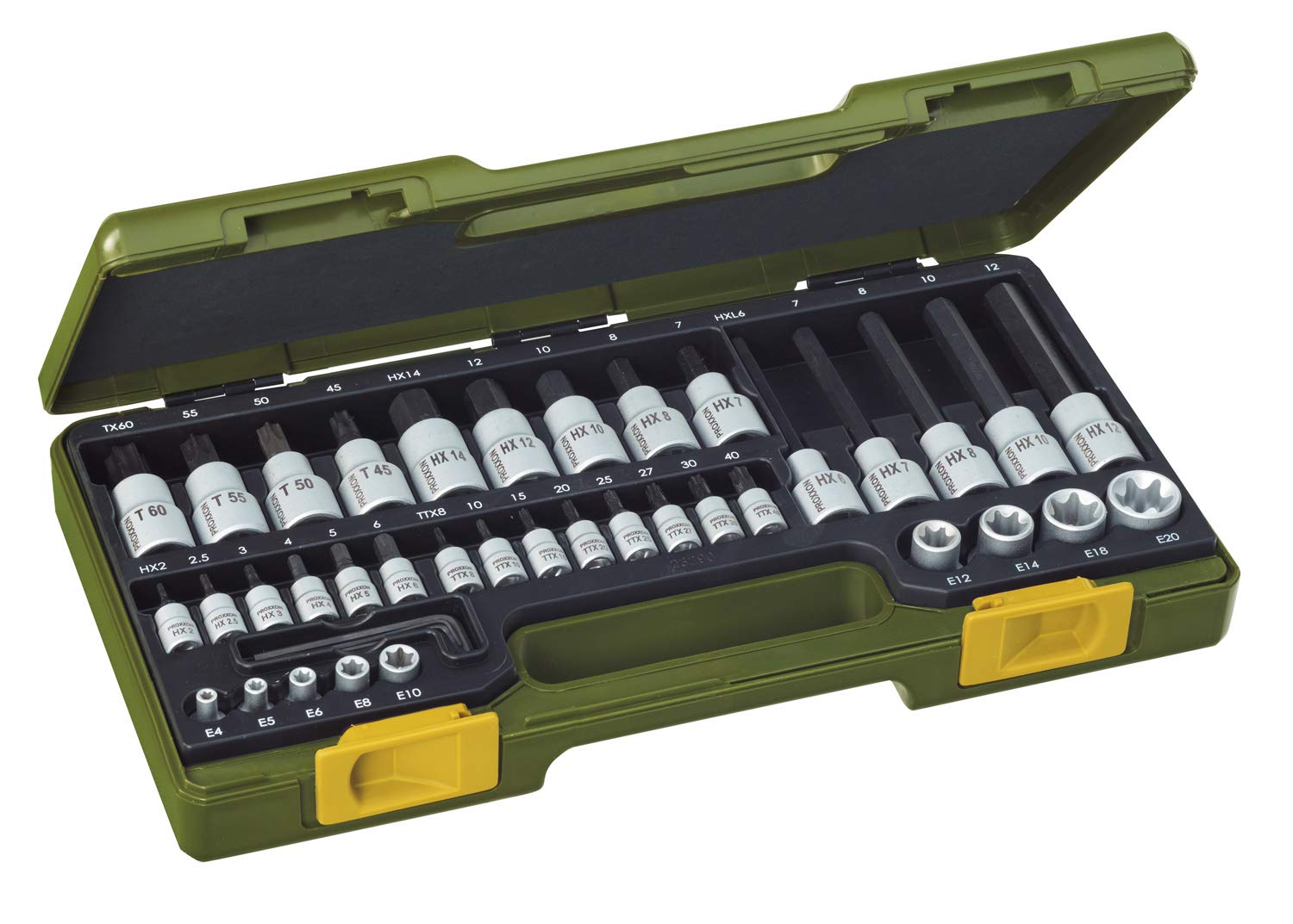 Proxxon 23 290 Kit Especial para Tornillos TX y de Hexágono Interior ...