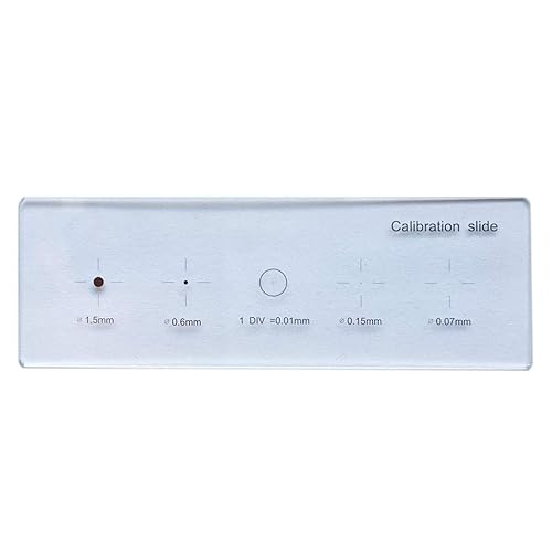 0.01mm Dot Crosshair Microscope Camera Slide Multifunction Plate ...