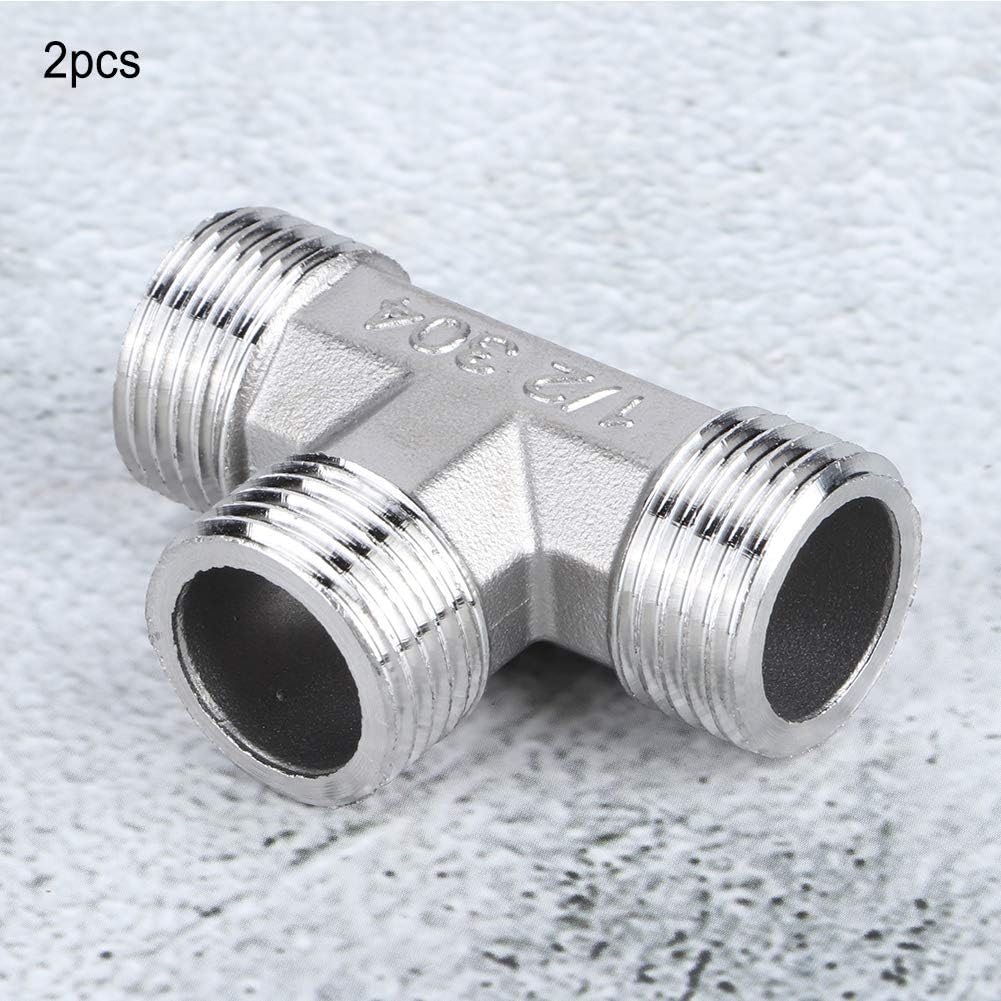 Duokon 3-Way Male Pipe Interconnector G1/2in Male Thread Stainless ...