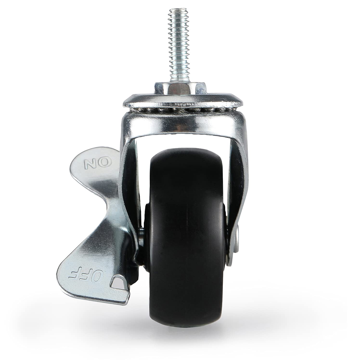 Pusalxl 2-Inch Caster Roller for Storage Shelving Unit, Set of 4,Black ...