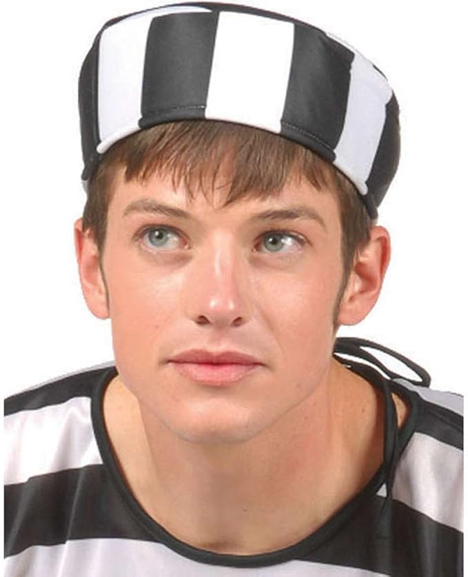 Amazon.com: Striped Convict Cap: Clothing