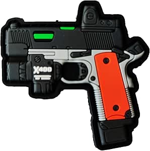 Amazon.com: Funny X400 Gun US Flag One Size Fits All Bullet Morale ...