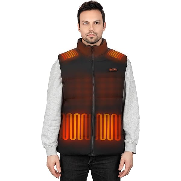 I Hood Heated Vest ORRNIKKO [2022 All-New] Heated Vest For Men ...