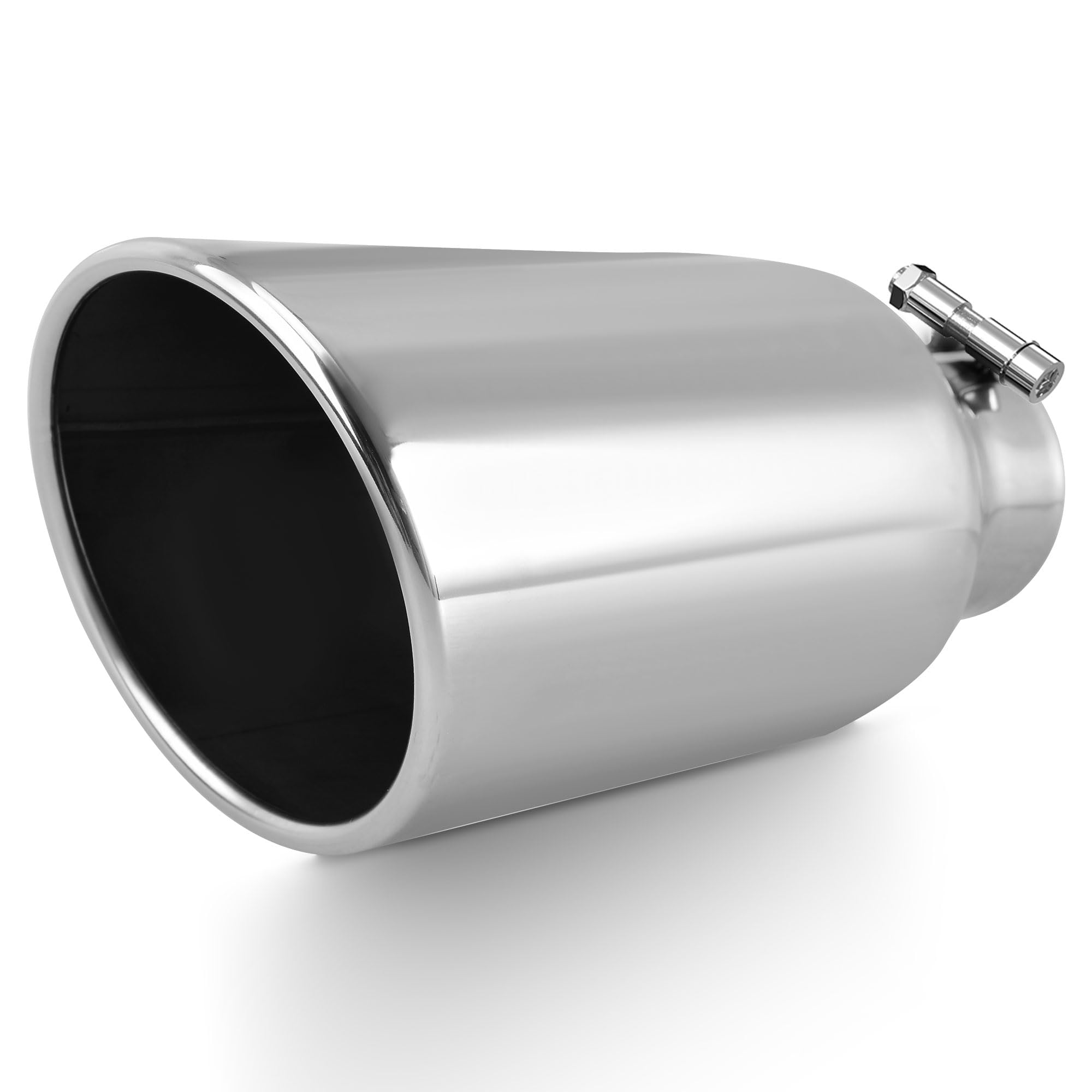YITAMOTOR 3 to 5 Inch Exhaust Tip, 3" Inlet 5" Outlet 12" Long ...