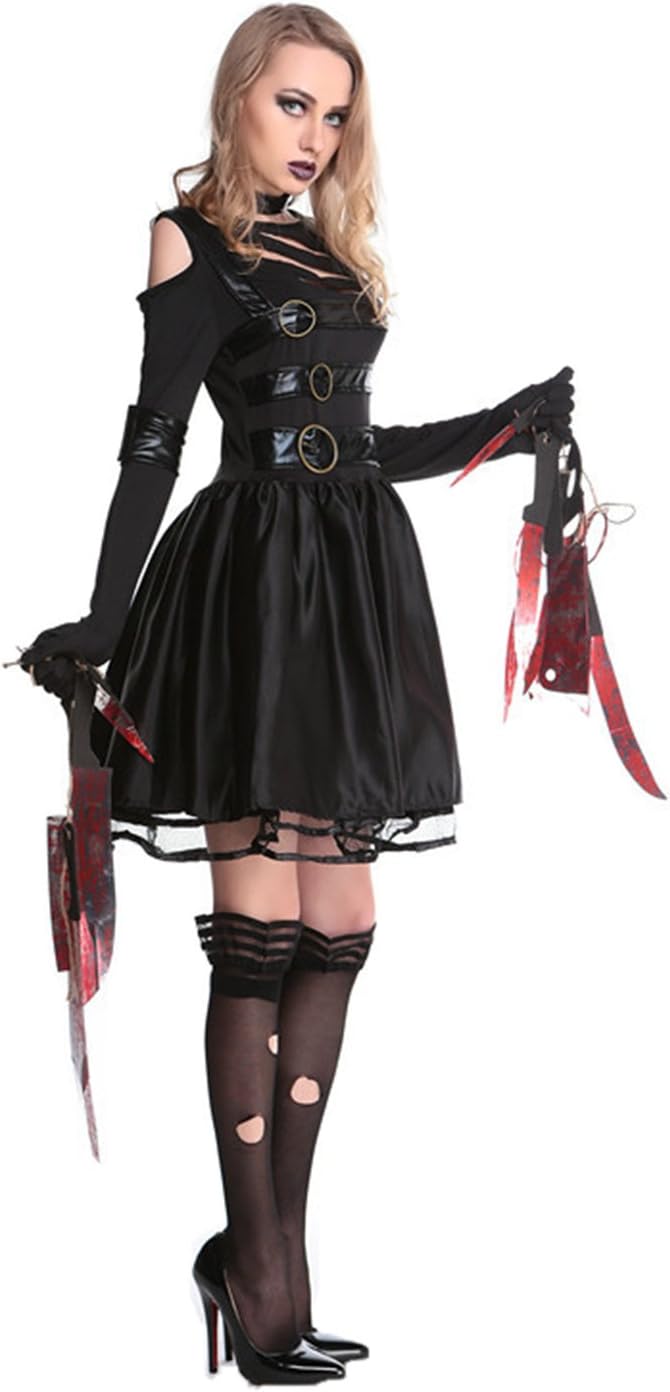 Adult Halloween Edward Scissorhands Costume Sexy Miss Scissorhands ...