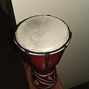 Carved Djembe Drum - Fair Trade West African Drum (Height: 20cm ...