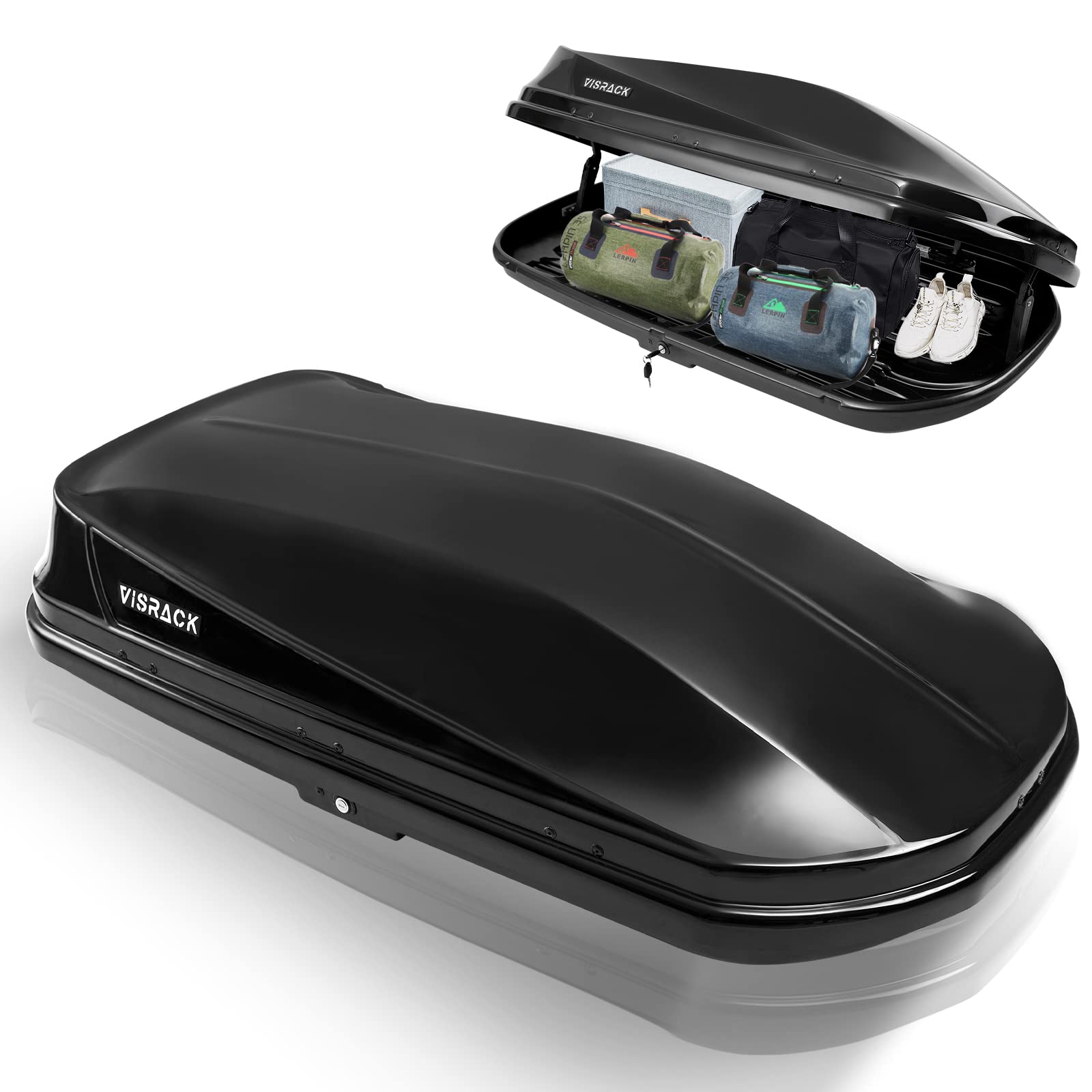 Mua Cargo Box Waterproof Rooftop Cargo Carrier with Car Trunk Organizer ...