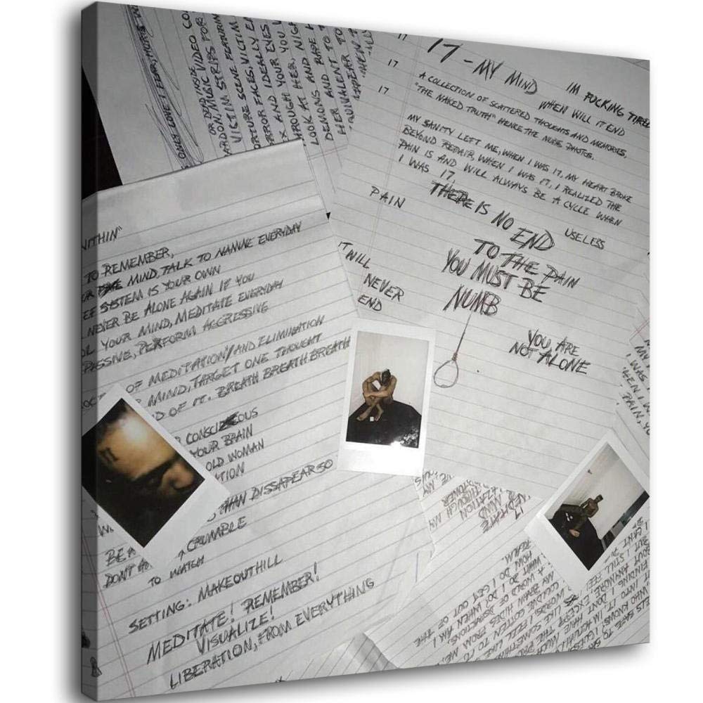 Buy Yzy 17 Album Cover Rapper Xxxtentacion Canvas Art and Wall Art ...