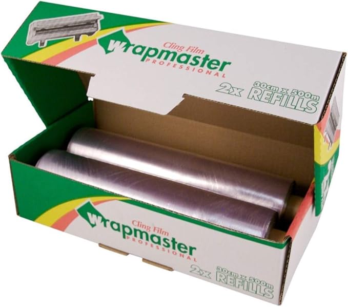 Wrapmaster 3000 12" Cling Film 2x500m Refills: Amazon.co.uk: Grocery