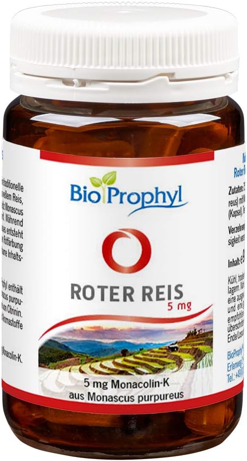 BioProphyl® Roter Reis 5 mg Monacolin-K aus Monascus Purpureus - 90 ...