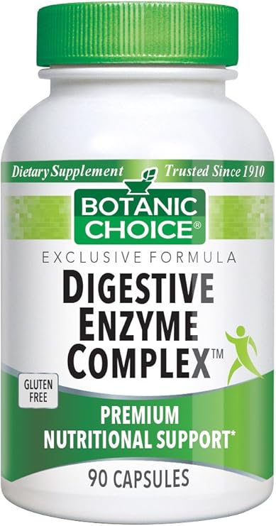 Amazon.com: Botanic Choice Digestive Enzyme Complex - Digestive Aid for ...