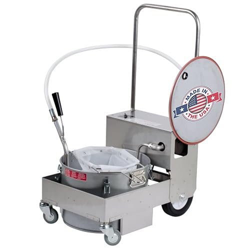 MirOil BD505 Electric Oil Filter Machine & Discard Trolley, Portable ...