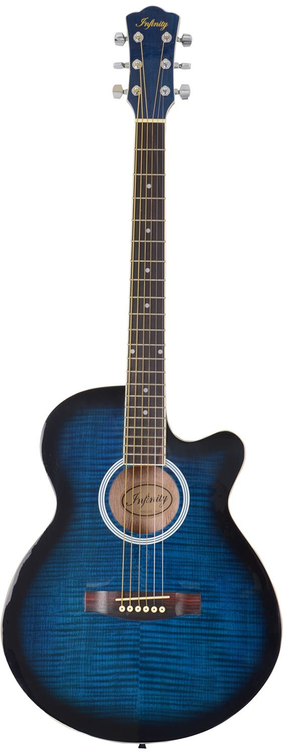 Infinity Acoustic Guitar, Right Handed, Blue: Amazon.in: Electronics