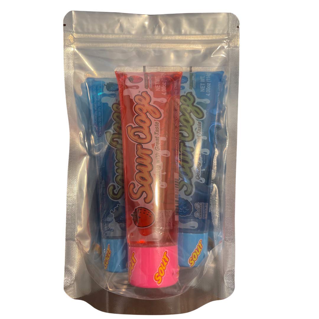 Mua Set of 3 Kidsmania 4oz Sour Ooze Tubes! Oozing Delicious Flavors ...