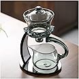 Amazon.com | Magnetic Glass Tea Pot, Lazy Kungfu Tea Set, Sturdy High ...