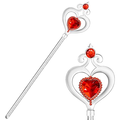 Mua Chargol Angel Scepter Wand Princess Costume Wand(Silver-red) trên ...