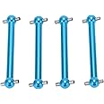 Amazon.com: 4pcs RC Dog Bone Drive Shaft, Aluminium Alloy Front and ...