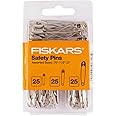 Amazon.com: Fiskars Assorted Safety Pins - Assorted 3-Size Safety Pin ...