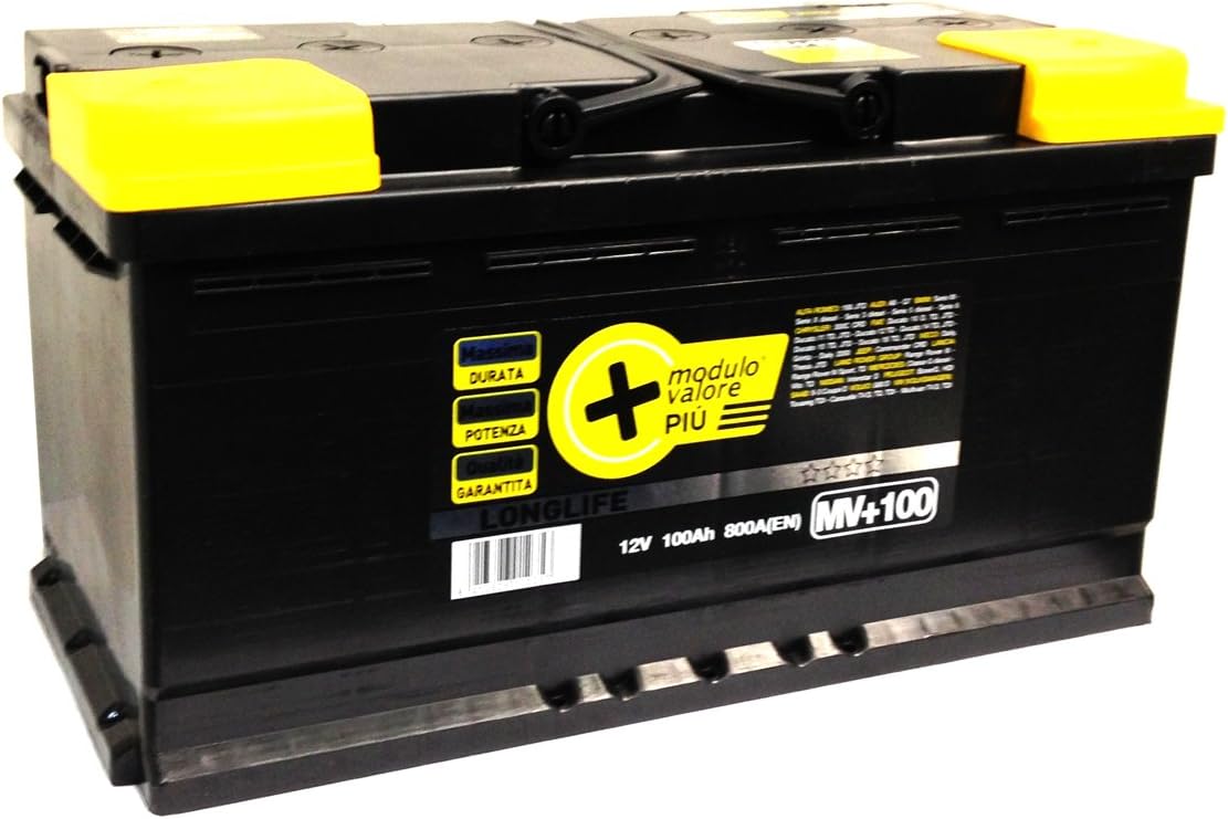 LONGLIFE-Batteria per auto 100Ah Dx 800A pronta all'uso Massima qualità ...