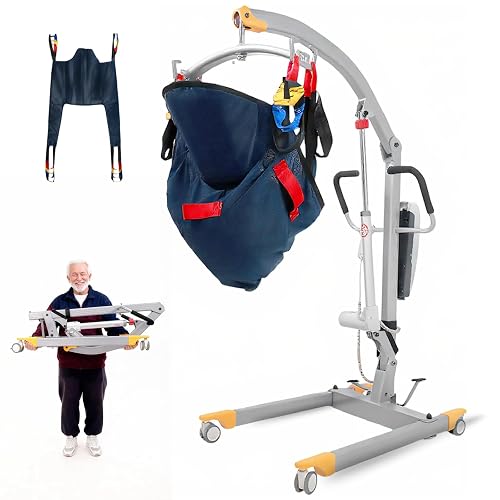 Electric Patient Lift, Foldable Transfer for Home Use, Portable ...