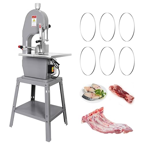 Commercial Electric Meat Bandsaw, 1500w Stainless Steel Vertical Bone ...
