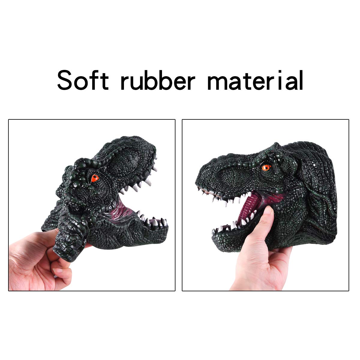 Mua COGO MAN Dinosaur Puppet Rubber, T Rex Dinosaur Hand Puppet ...