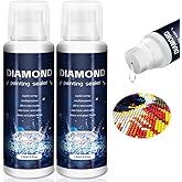 Amazon.com: LANBEIDE 2 Pack 240ML Diamond Painting Sealer, 5D Diamond Painting Art Glue ...