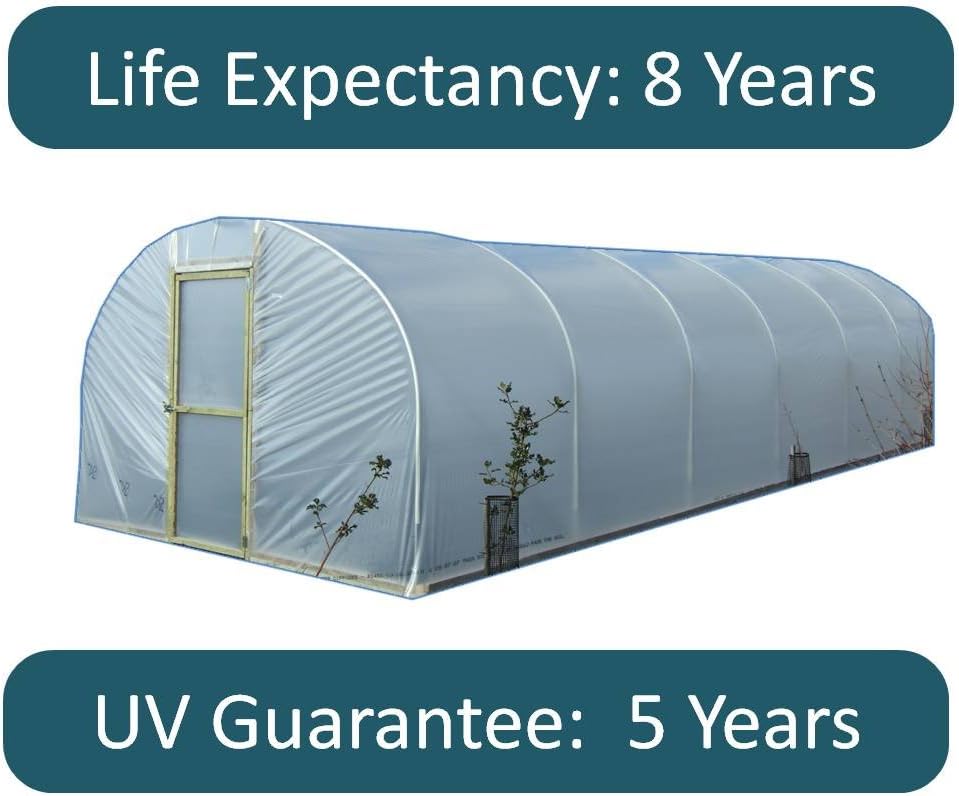 Polytunnel Polythene Cover ¦ 800g ¦ Diffused Plastic Sheeting ¦ Thermal ...
