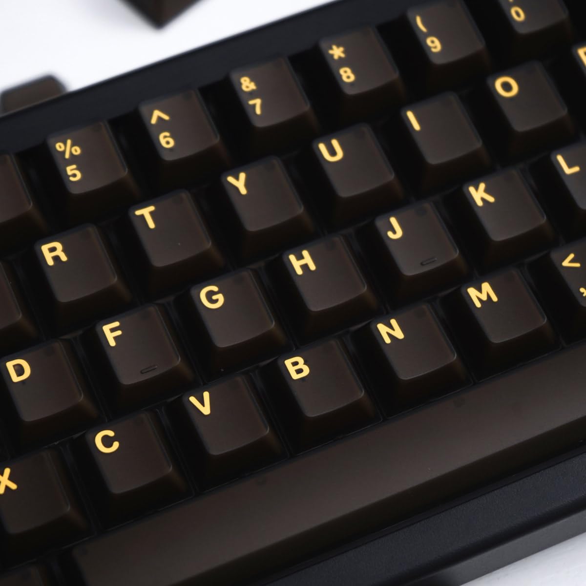 Mua Black and Gold Keycaps 120 Keys Cherry Profile Keycap Set Fit for ...