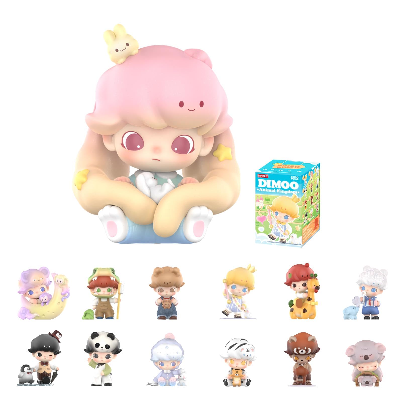 Mua DIMOO Animal Kingdom Series Figures, DIMOO Blind Box Figures, Random Design Action Figures ...
