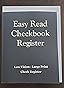 Amazon.com: Easy Read Checkbook Register: 9781986306331: Marketing ...