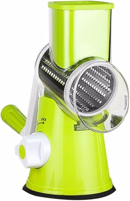 Multi-function vegetable cutter Hand drum rotary shaper, with 3 ...