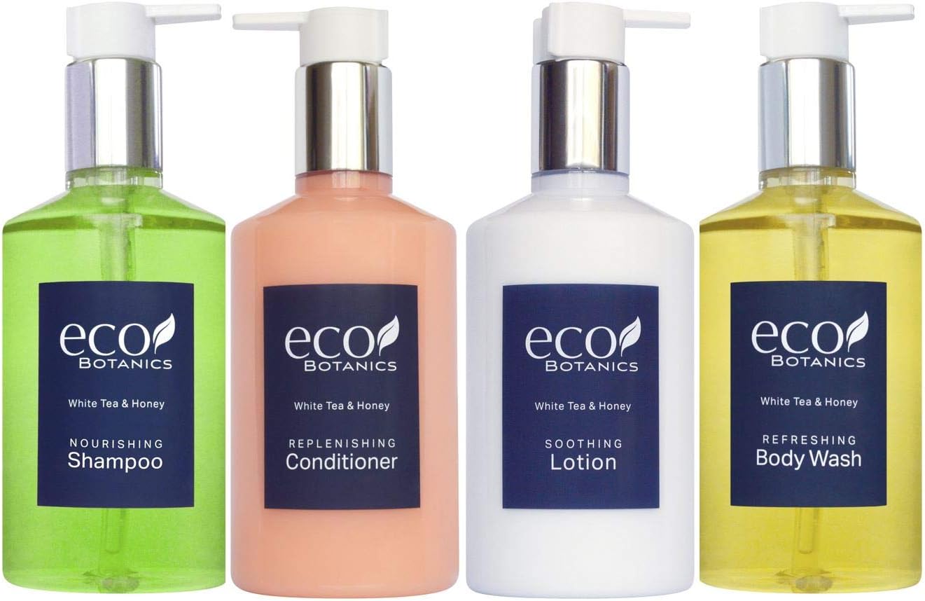 Eco Botanics Amenities Set,10.14 oz. Pumps (1 of Each) Shampoo ...