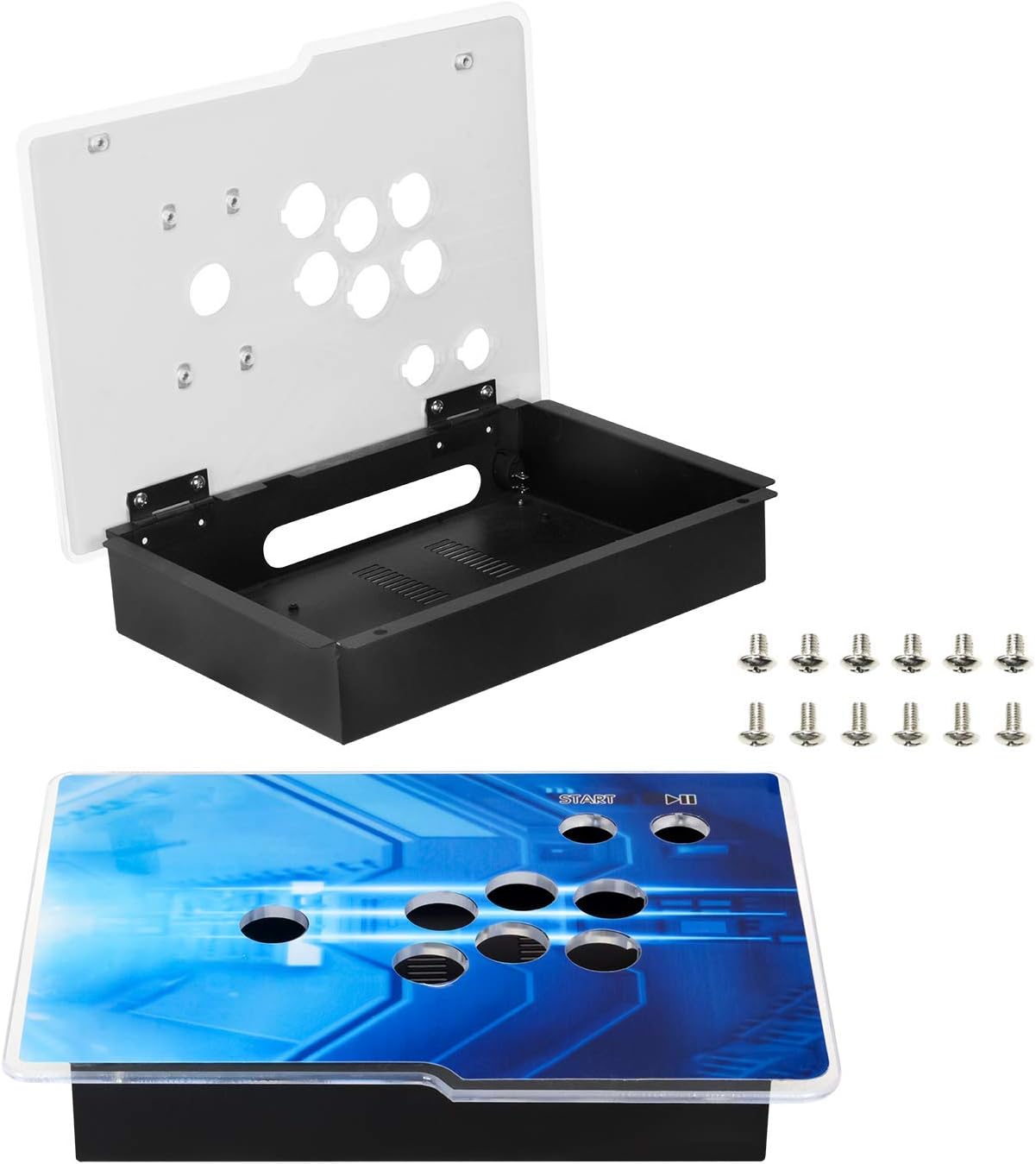 TAPDRA Acrylic Panel and Metal Case DIY Set Kits for 2 Player 2P ...